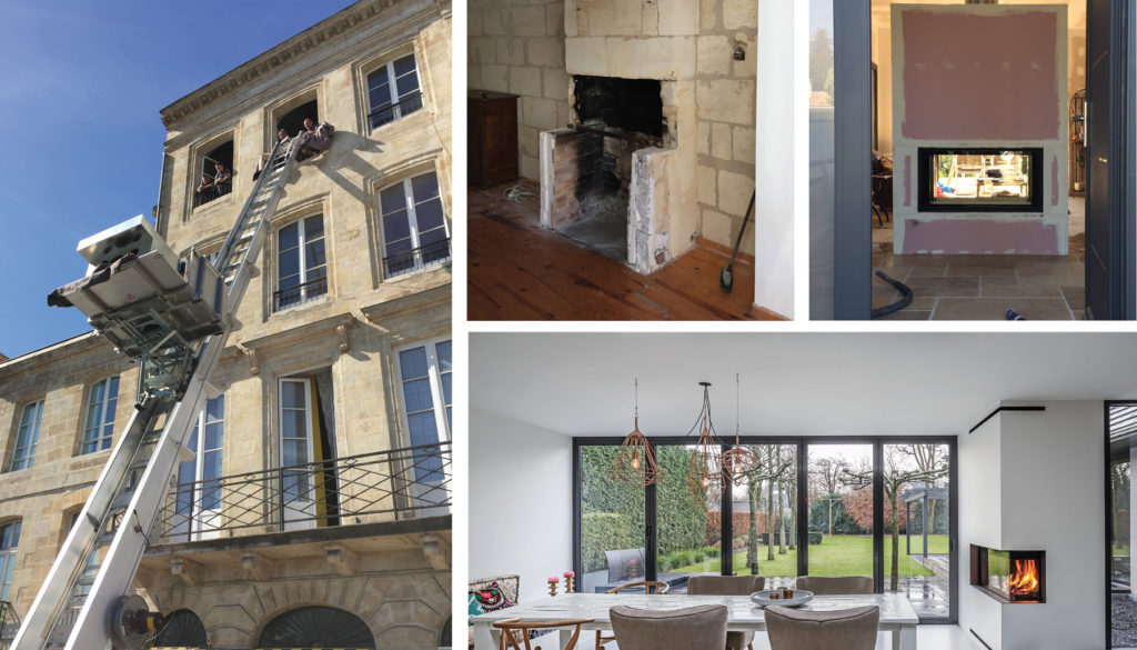 montage - CHEMINEE DESIGN - Le spécialiste de la création de cheminées